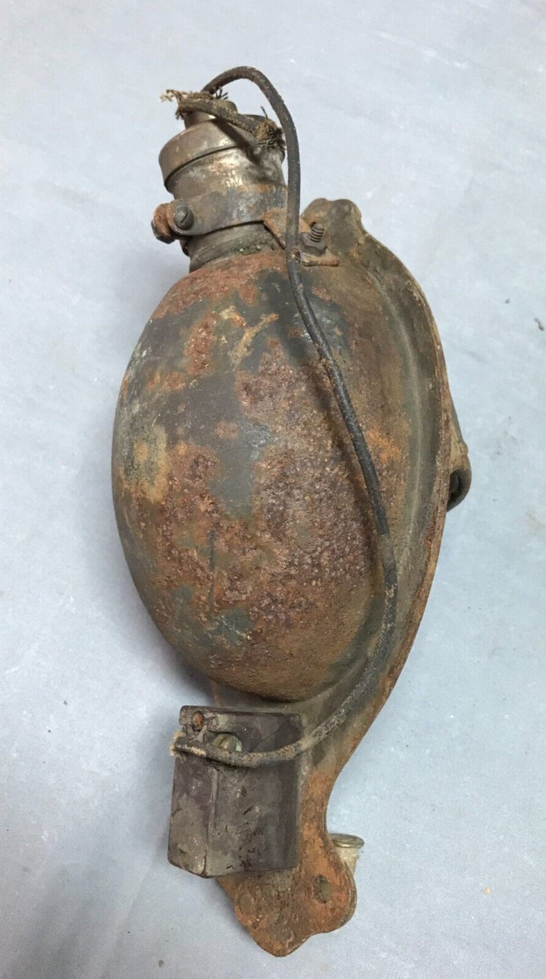 Antique Railroad Pullman Coach Cast Iron Porcelain Sconce Light Old VTG ...