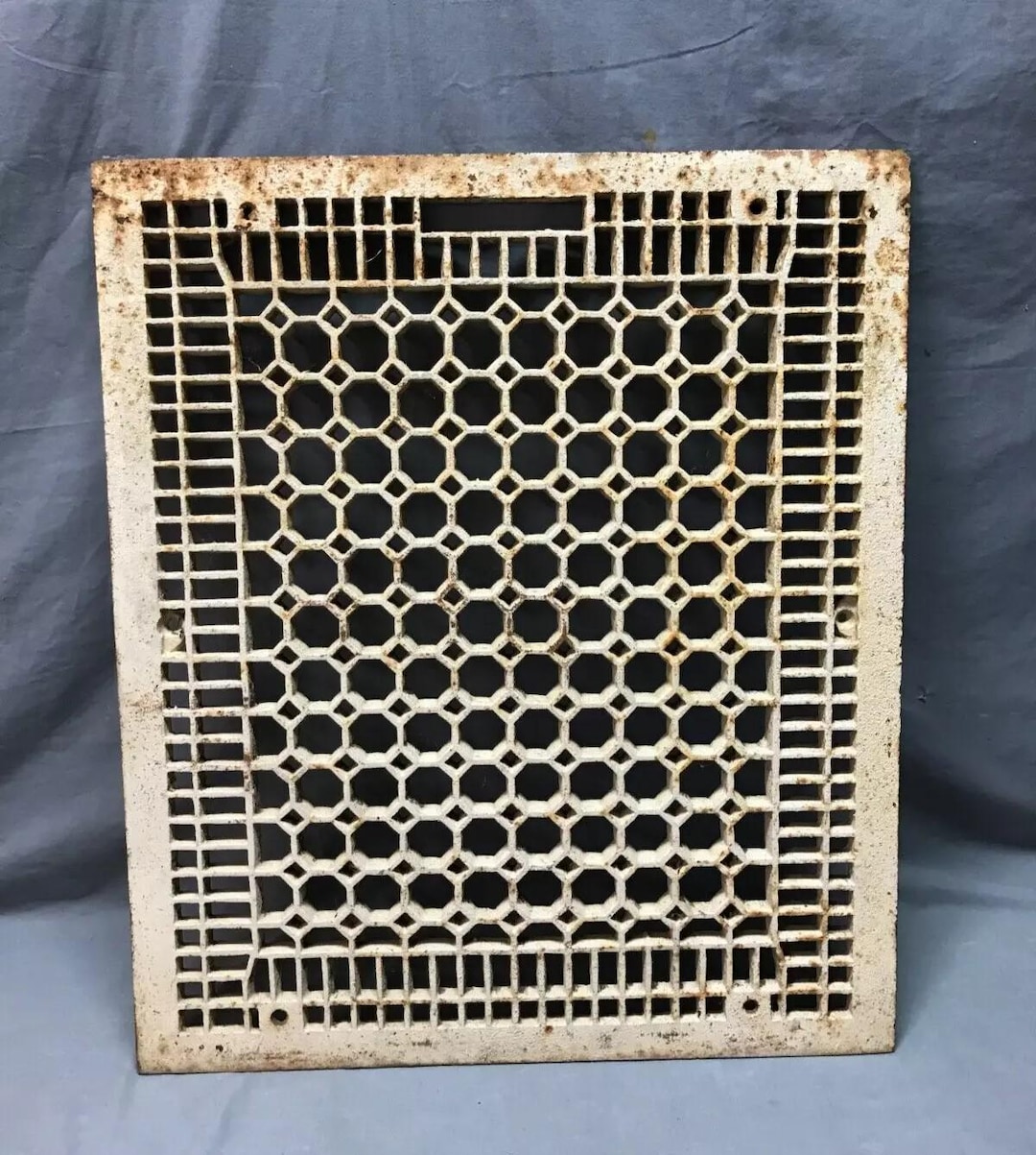 Antique 20x24 Cold Air Return Heat Cast Grate Decorative Floor Vent Old ...