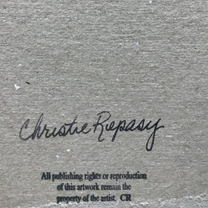 Shabby Christie Repasy Giclee Laguna Rose Print 12x14 Wood Frame VTG ...