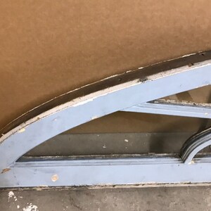 Antique Transom Arched 19 Lite Glass Window 10' Foot Elliptical ...