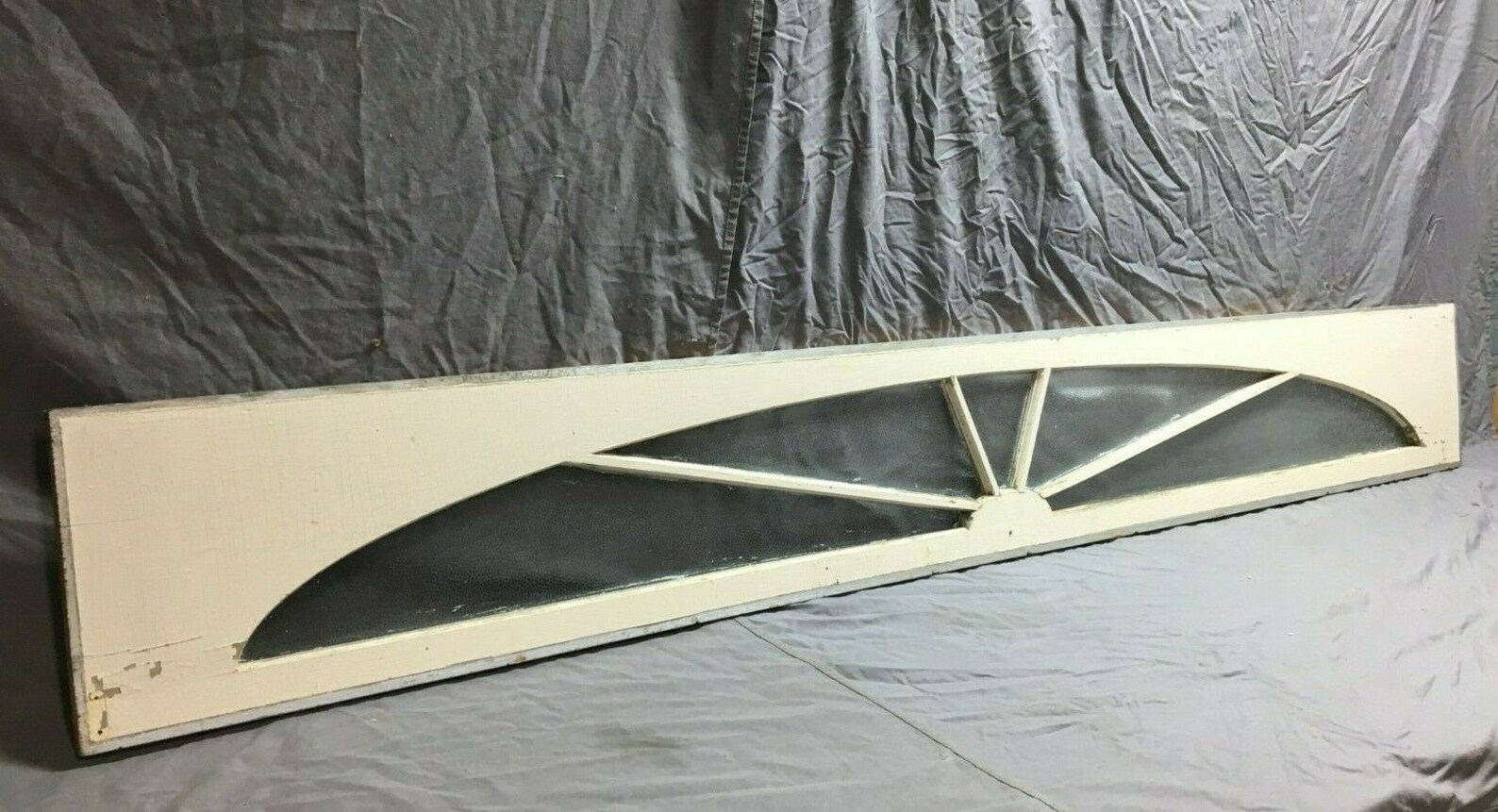 Antique Transom Arched Window 8' Foot Elliptical Privacy - Etsy