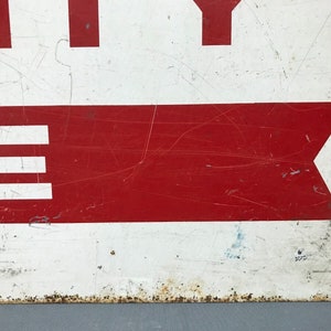 Vintage Metal Camp City Office Double Sided 8" X 24" Sign 421-23B - Etsy