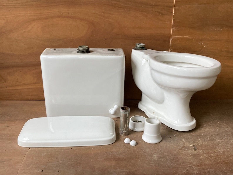 Antique 1920s JL Mott Silentum Toilet Wall Tank Old Vtg - Etsy