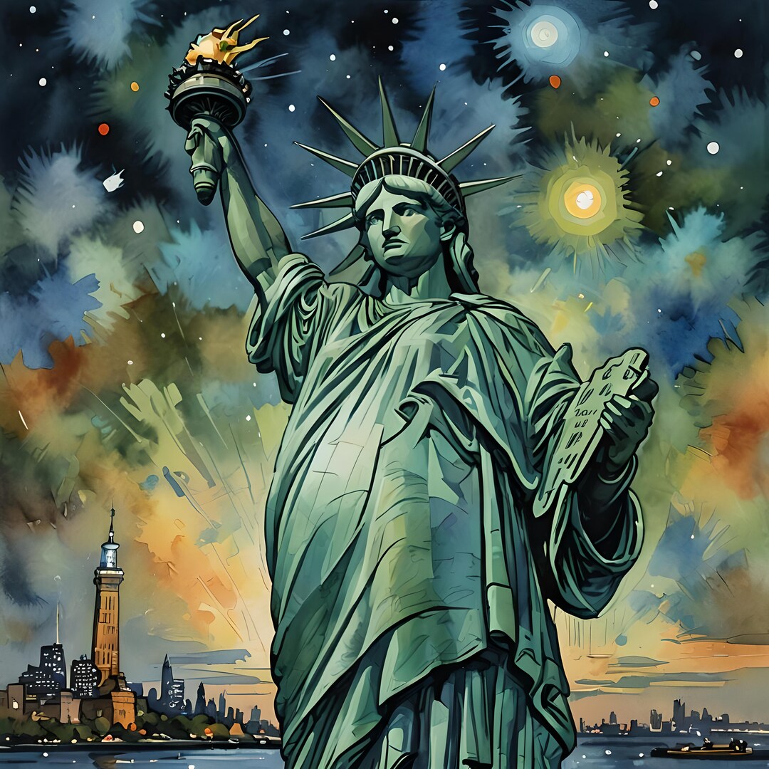Statue of Liberty - Etsy