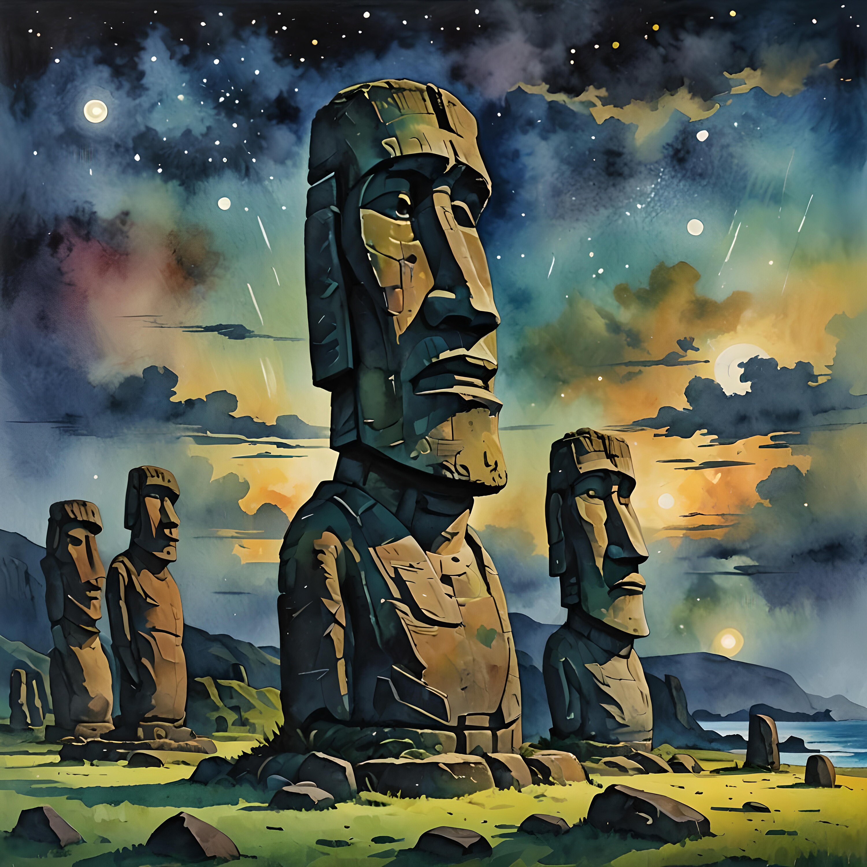 Moai - Etsy