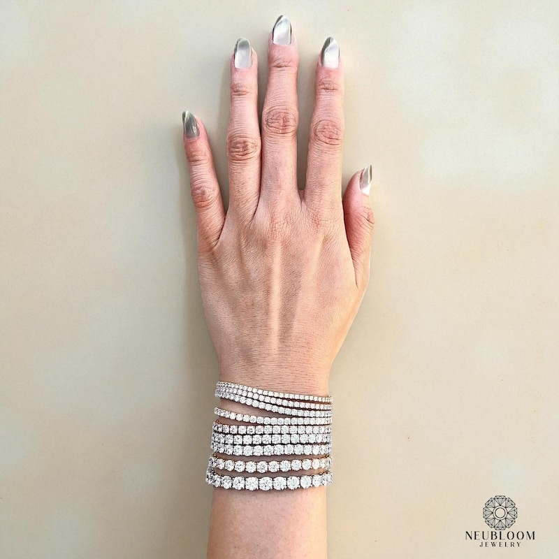 Bracelets Lab Diamonds - Etsy