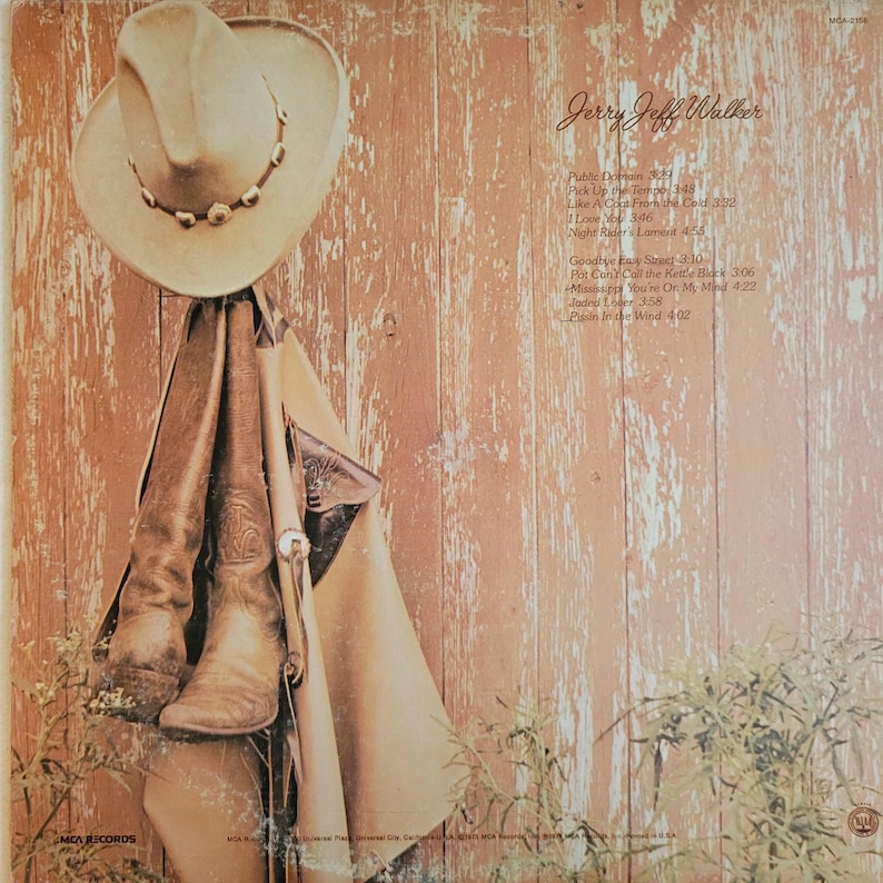 Jerry Jeff Walker Ridin' High 1975 Vintage Vinyl - Etsy
