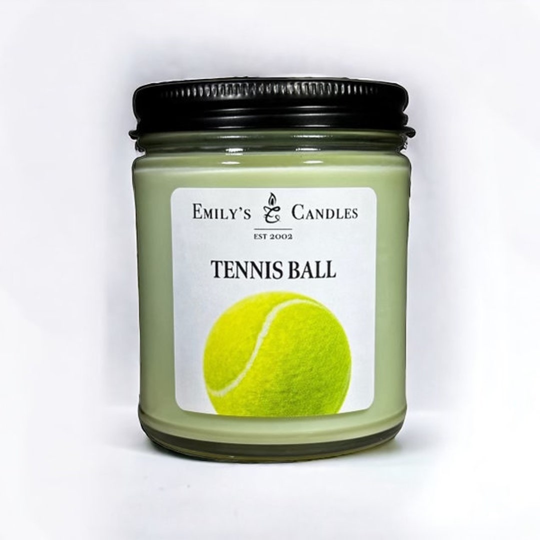 9 Ounce SOY Candle Tennis Ball - Etsy