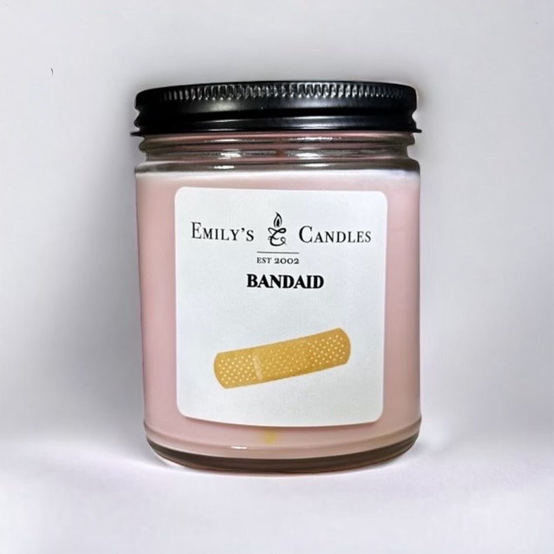 10 Oz Soy Candle Band-aid Scent - Etsy