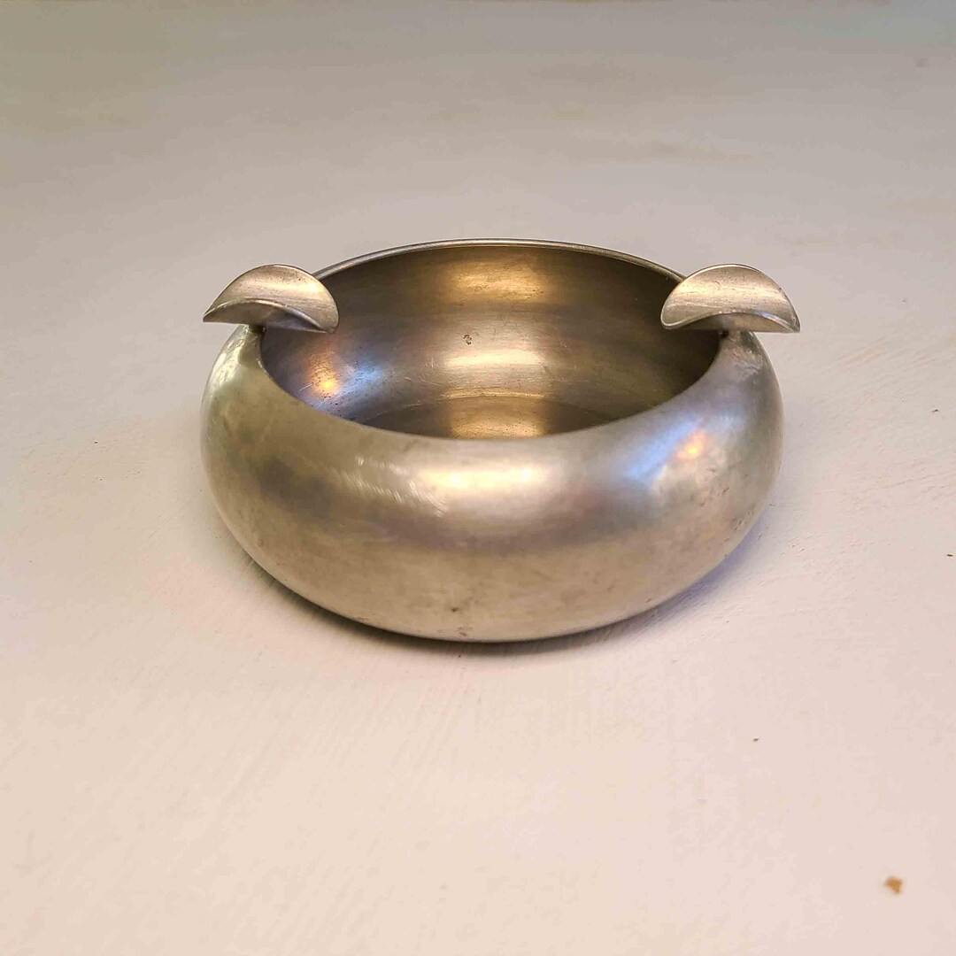 Vintage Royal Holland Pewter Ashtray Mid Century Mod Design - Etsy