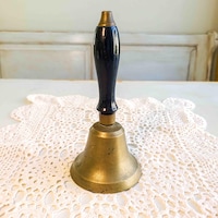 Brass Hand Held Bell - Etsy