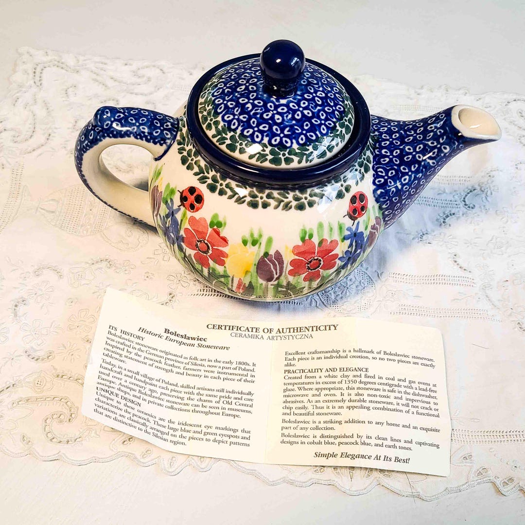 Handcrafted Boleslawiec Polish Pottery Stoneware Individual Serving ...