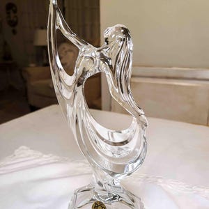 RCR Royal Crystal Rock Italian Lead Crystal Art Nouveau Dancing Woman ...