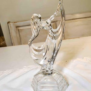 RCR Royal Crystal Rock Italian Lead Crystal Art Nouveau Dancing Woman ...