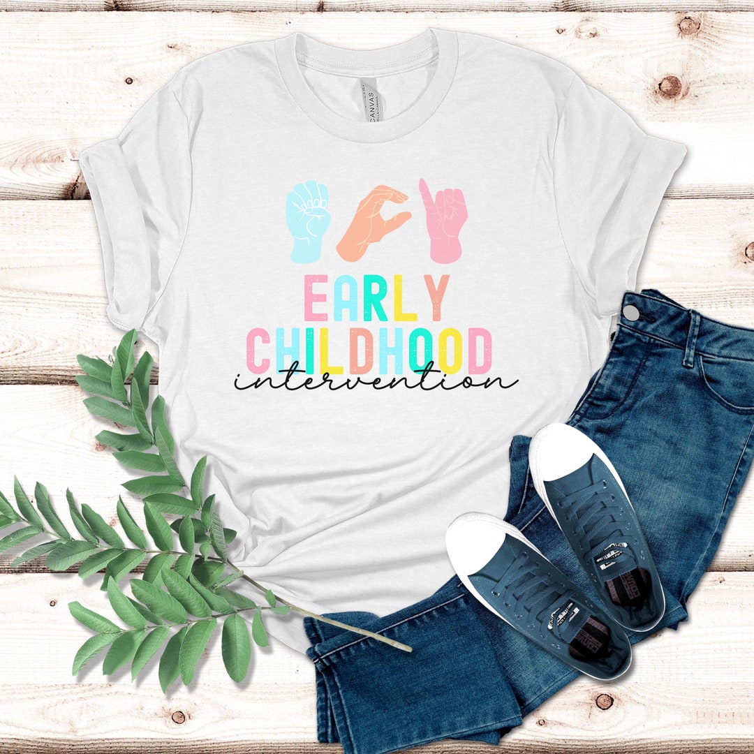 Early Intervention Speech Therapist T-shirt: Pediatric ECI Gift - Etsy