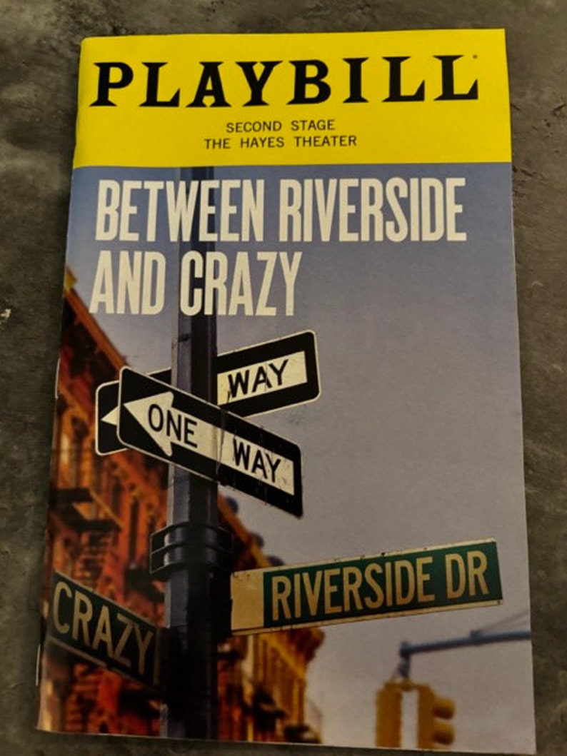 Broadway Playbill: Between Riverside and Crazy - Etsy
