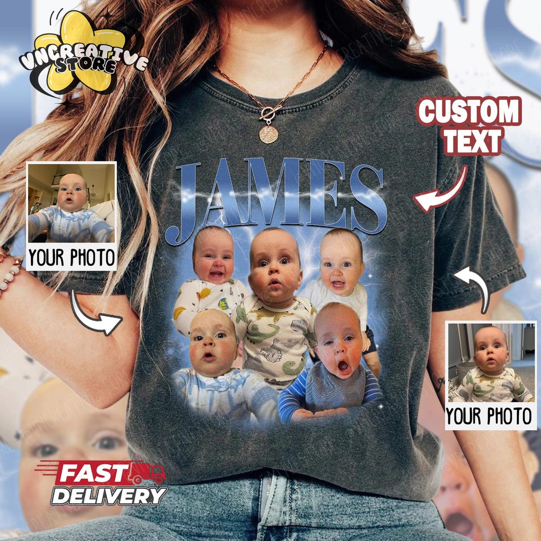 Custom Bootleg Rap Shirt for Kids, Custom Your Own Kids Bootleg Shirt ...