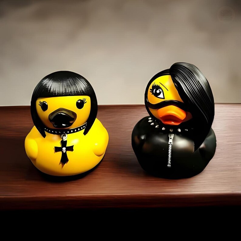 Duck Satanic Statue Gothic Figurine Sitting Ducks Ornament for Shelf ...