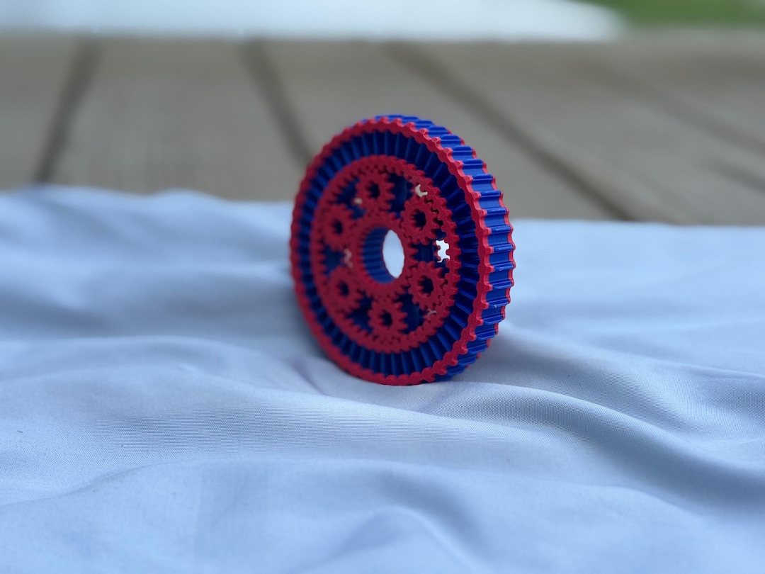 3d-printed Gear Fidget Spinner - STEM Toy for Kids & Adults ...
