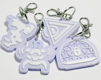 GEKKO Ability Keychain VALORANT Inspired Keyring All Abilities Custom ...