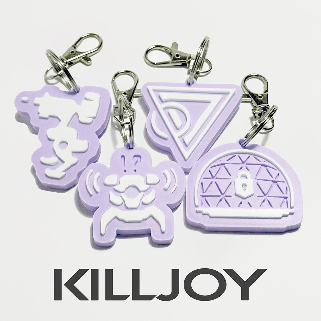 VALORANT Keychain KILLJOY Ability Inspired Keyring All Abilities Custom ...