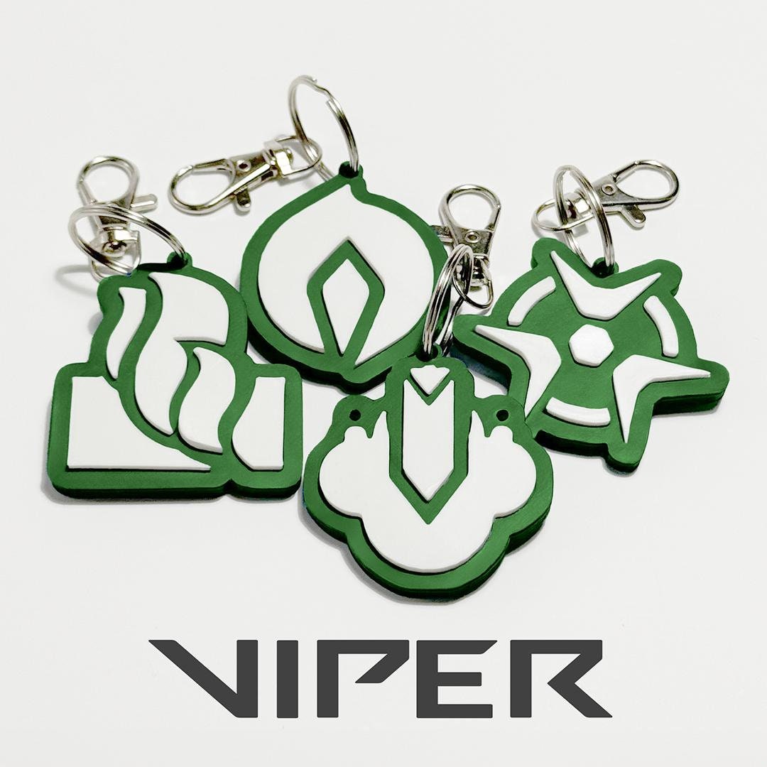 VALORANT Keychain VIPER Ability Keyring All Abilities Custom 3D Printed ...