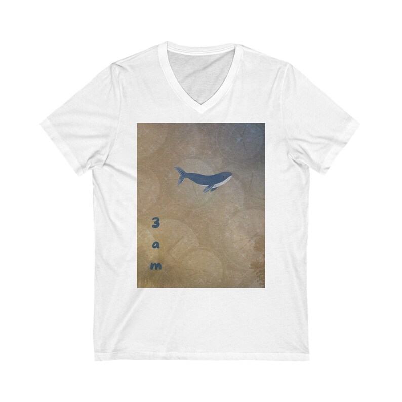 3am Whale Theme Art Birthday Gift Idea Dreams Unisex Jersey Short ...