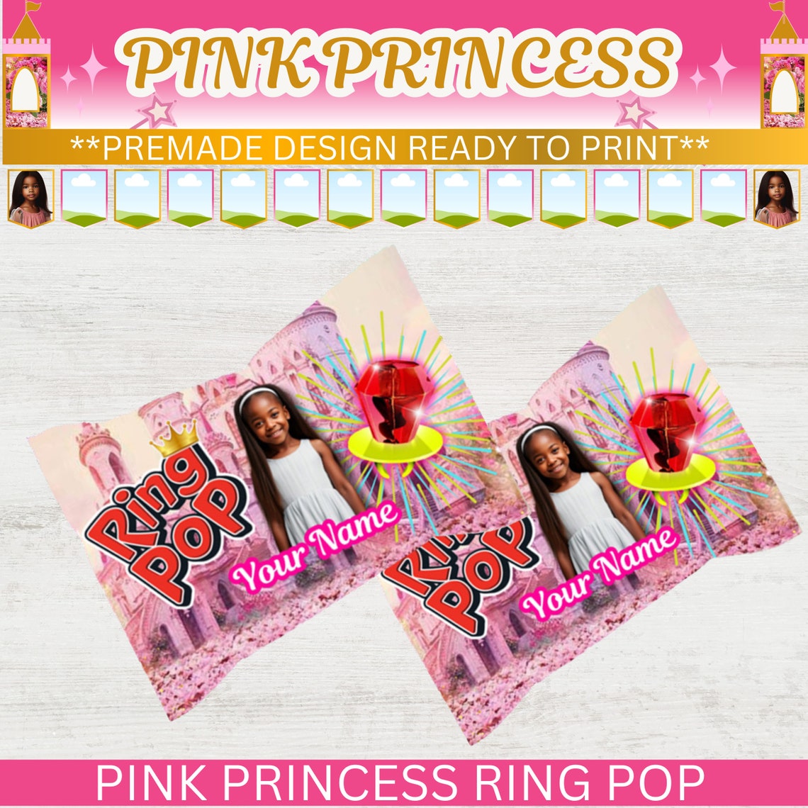 Lemonade Squeeze | Ring Pop | Printable | Digital | Ready to Print ...