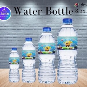 Sponge Bob Chip Bag Water Labels Fruit Snack Treat Bag Printable ...