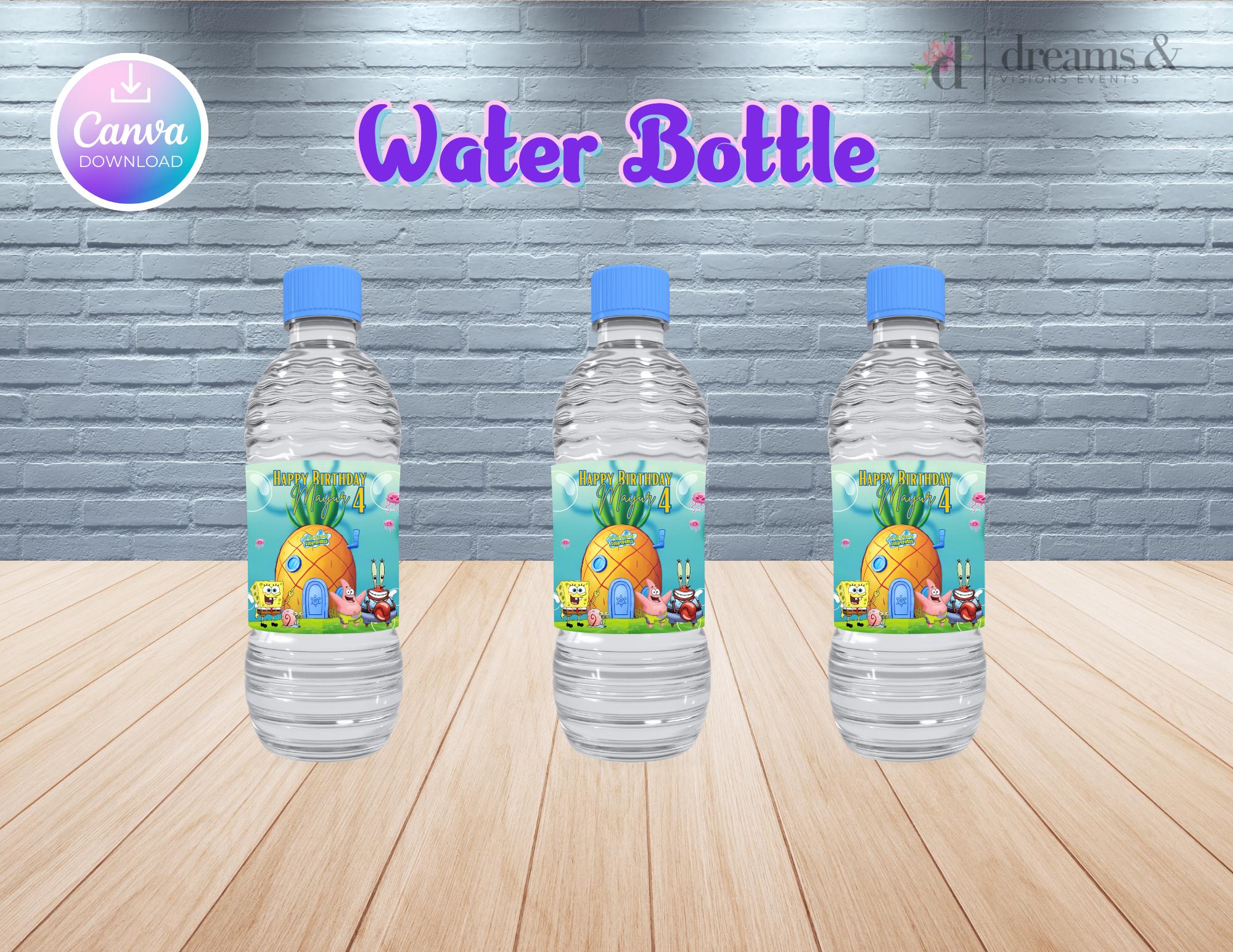 Spongebob Treat Wrappers, Chip Bags, Krabby Patties, Water Bottle ...