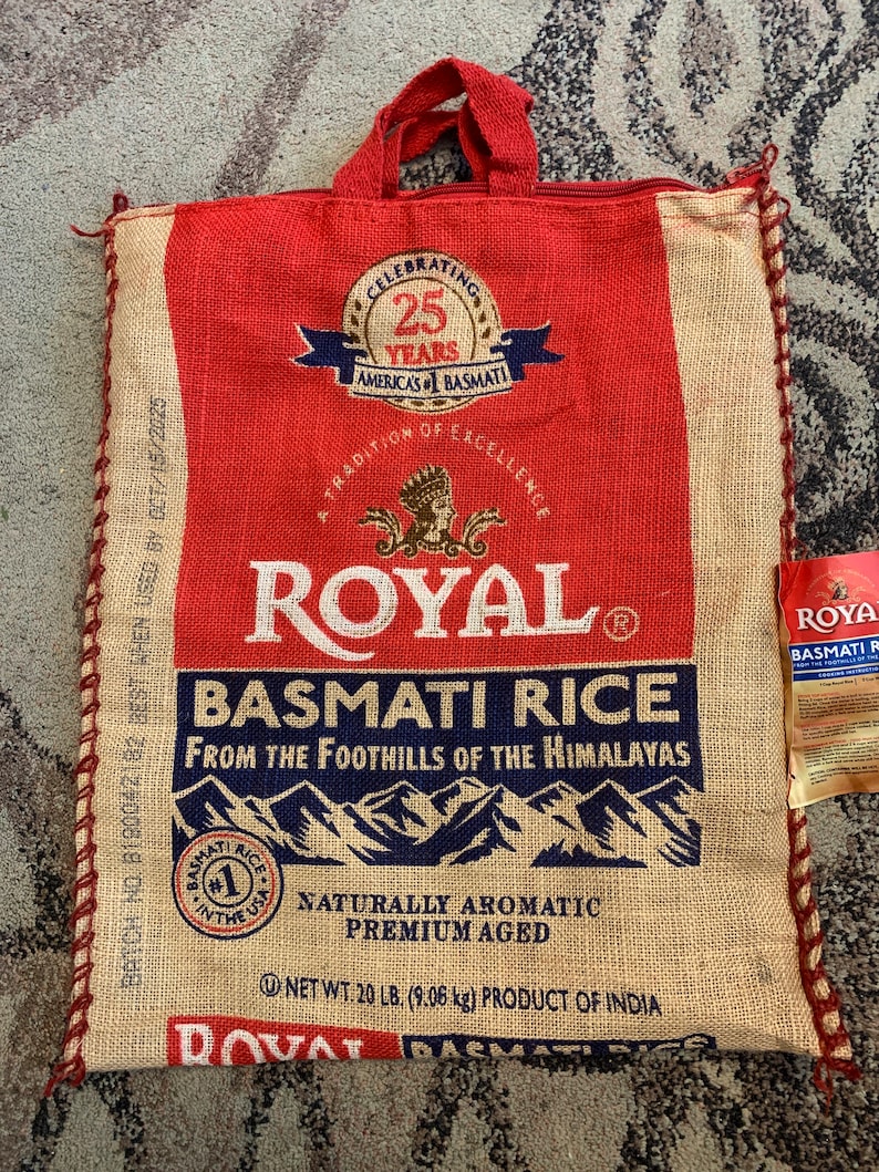 ROYAL BASMATI RICE Sack Bag - Etsy