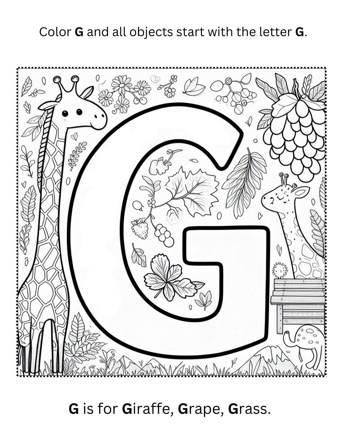 ABC & 123 Coloring Fun | Coloring Pages for Preschoolers | Alphabets ...