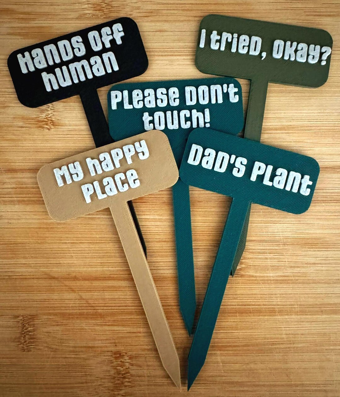 Custom 3D Printed Plant Tag: Personalized Garden & Gift Decor - Etsy