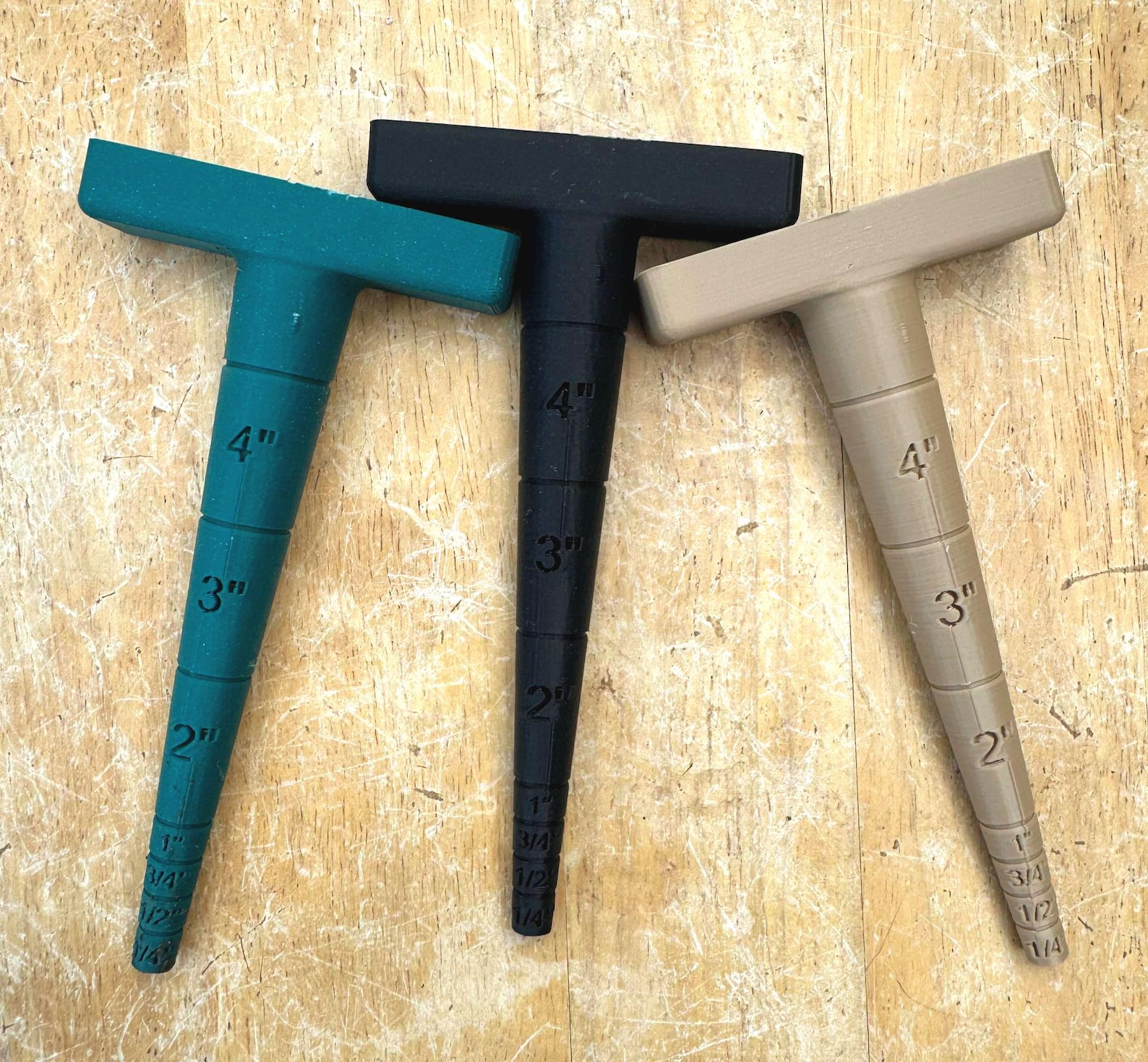 3D Printed Seed Dibber With Depth Measurements – Garden Planting Tool ...