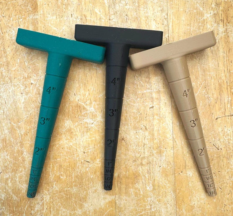 3D Printed PLA Seed Starting Tool Set: Tamper & Dibber - Etsy