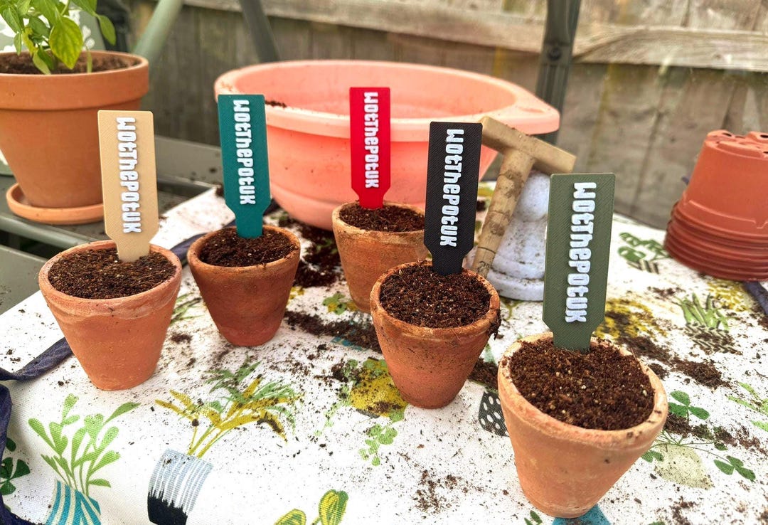 Personalized 3D Printed Plant Labels: Custom Garden Markers - Etsy