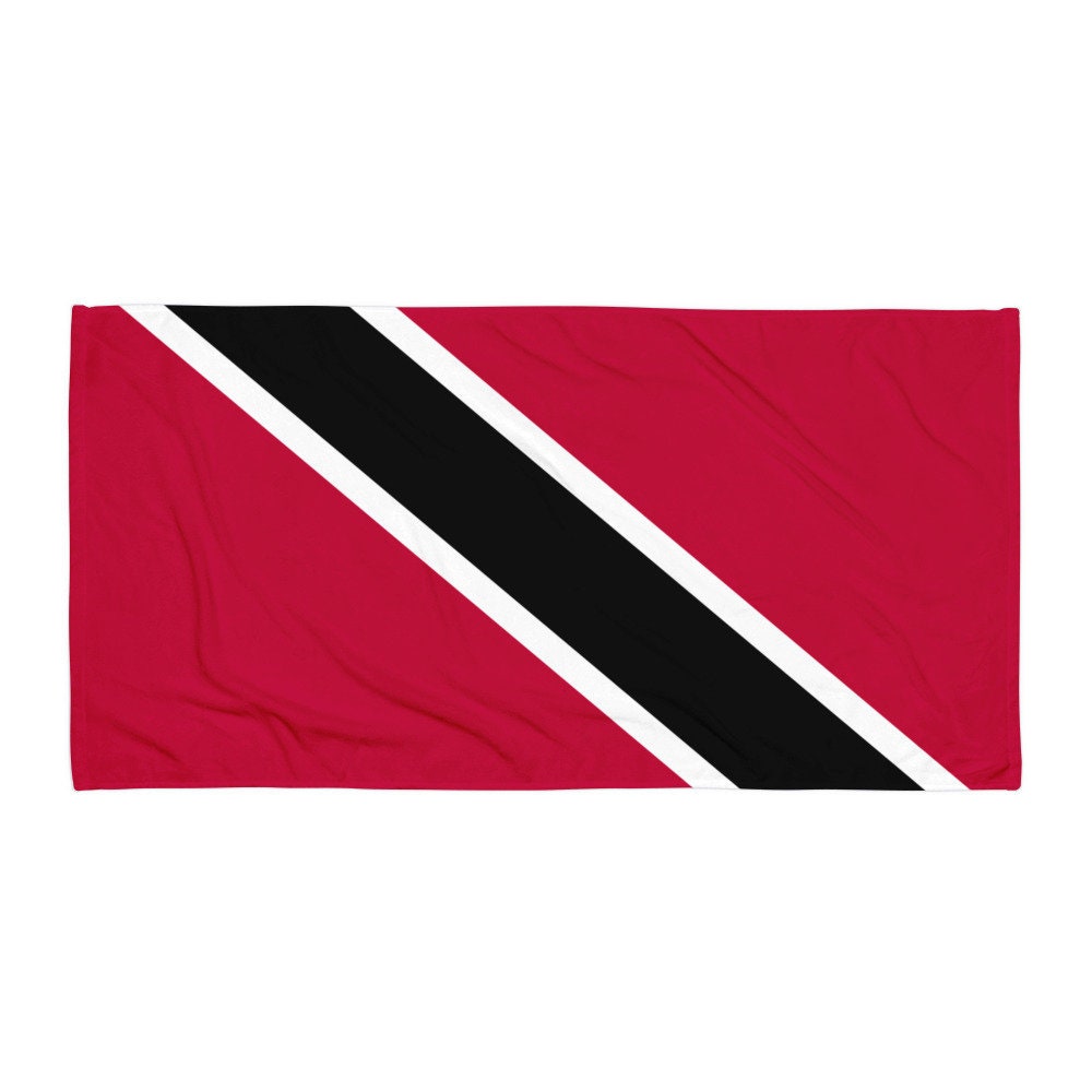 Trinidad Flag Towel Caribbean Trini Pride Caribbean Island Life ...