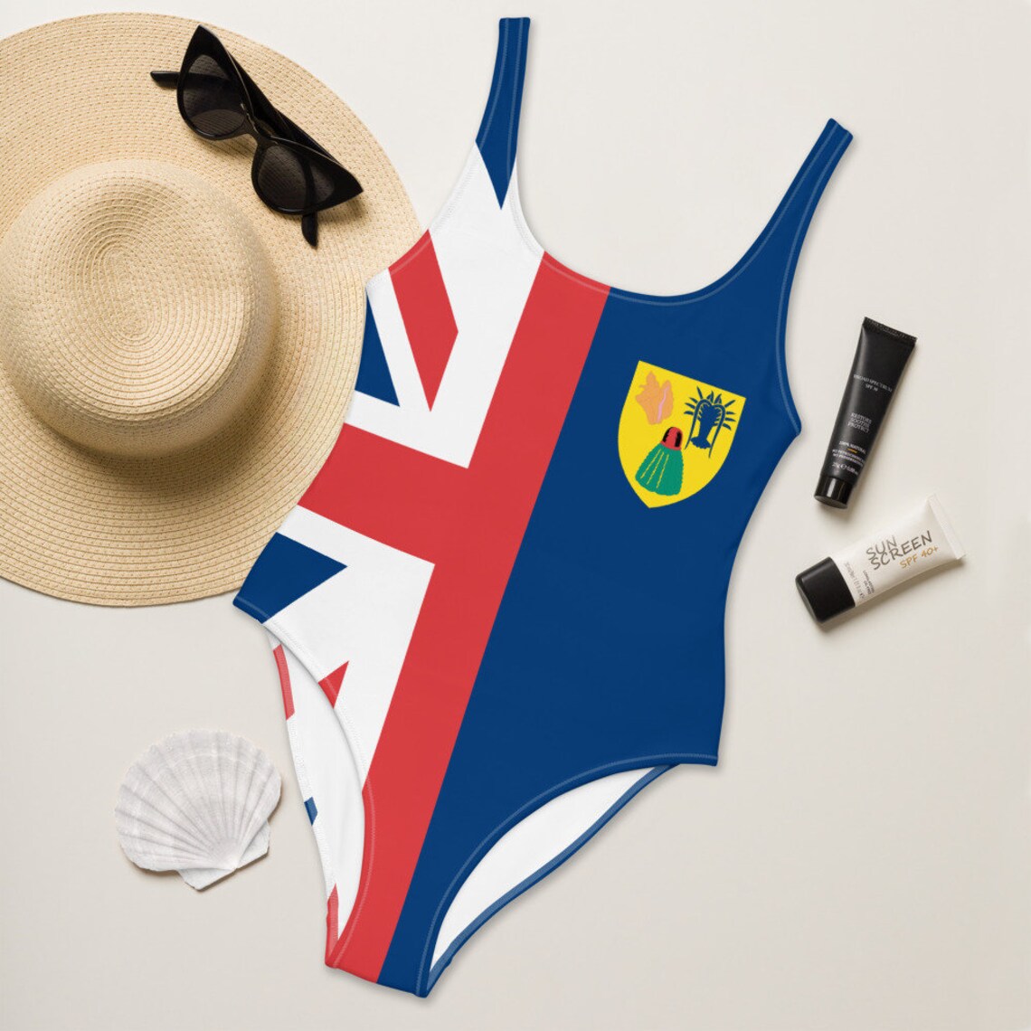 TCI Girl Turks and Caicos - One-piece Swimsuit - Island Life, Turks and ...