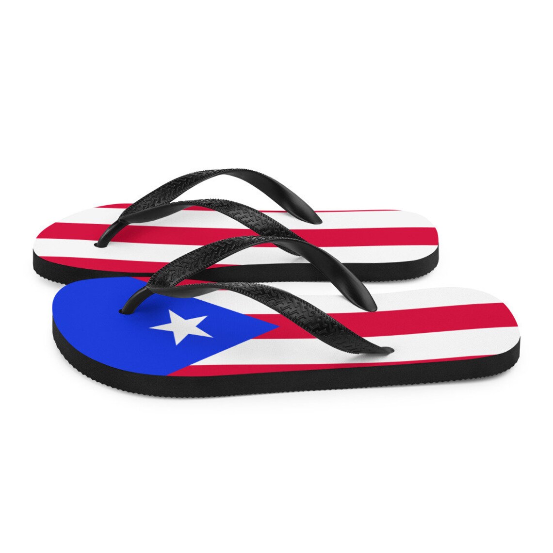 Boricua Babe Caribbean Island Thong Sandal - Adult Puerto Rico Flip ...