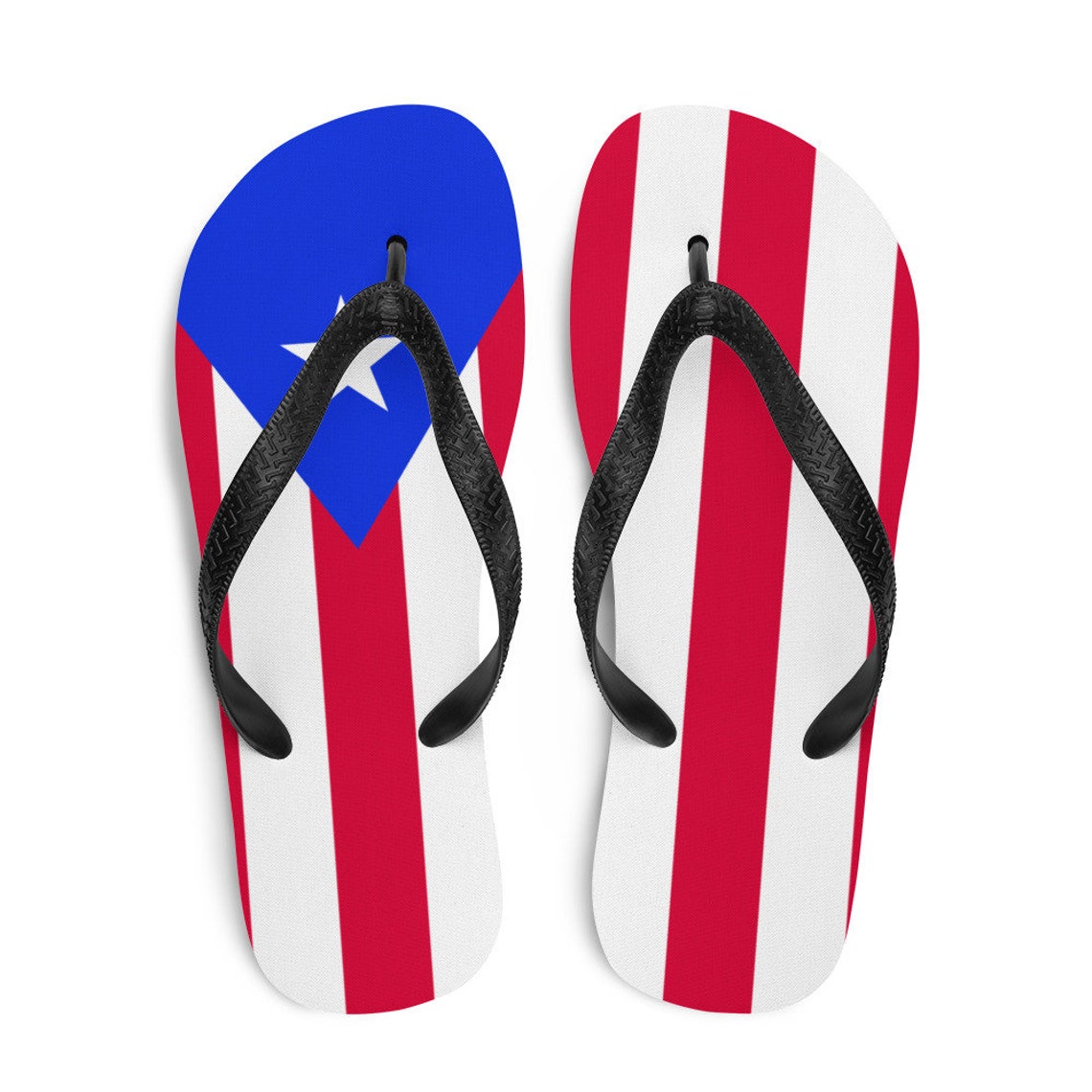 Boricua Babe Caribbean Island Thong Sandal - Adult Puerto Rico Flip ...