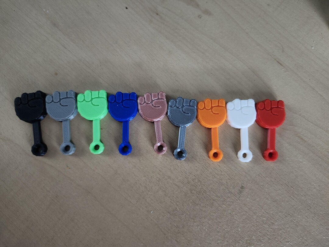 Sliding Middle Finger Keychain (3D Printed) - Etsy
