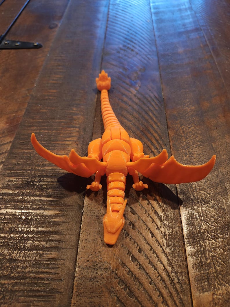 Flexi Charizard (3D Print) - Etsy