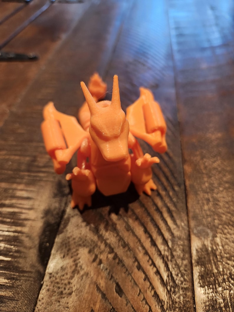 Flexi Charizard (3D Print) - Etsy
