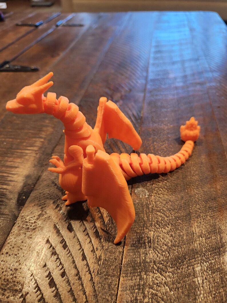 Flexi Charizard (3D Print) - Etsy