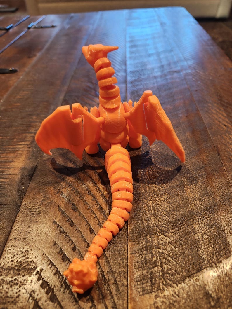 Flexi Charizard (3D Print) - Etsy