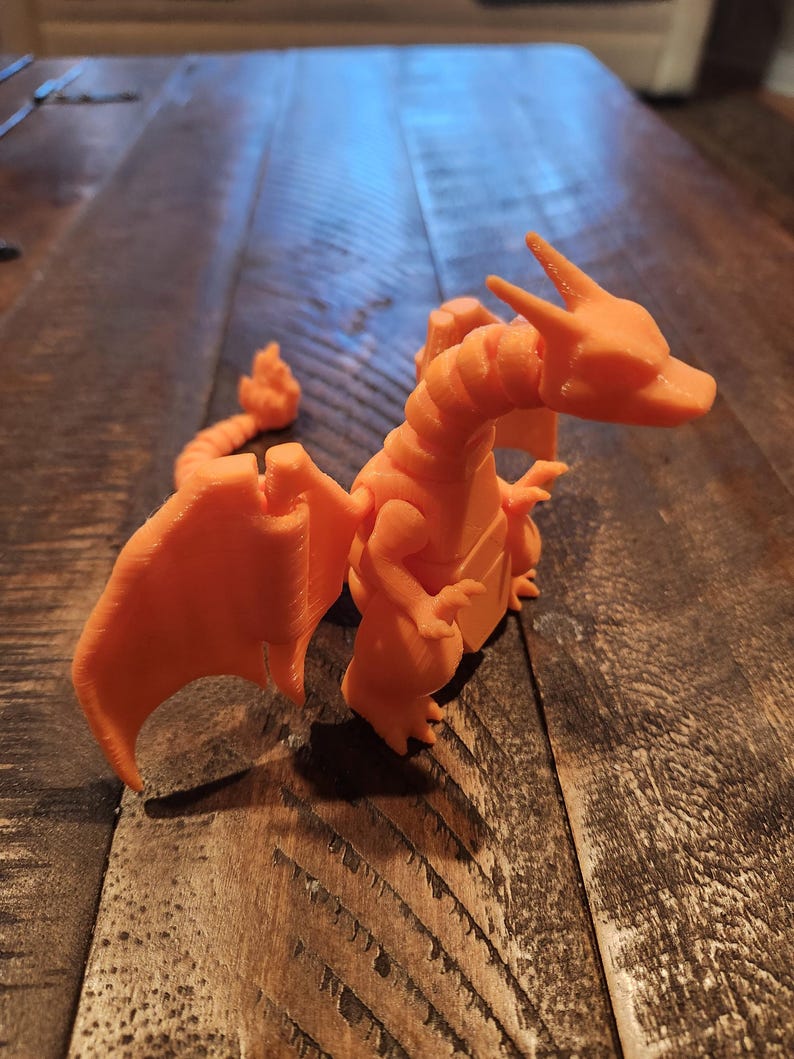 Flexi Charizard (3D Print) - Etsy