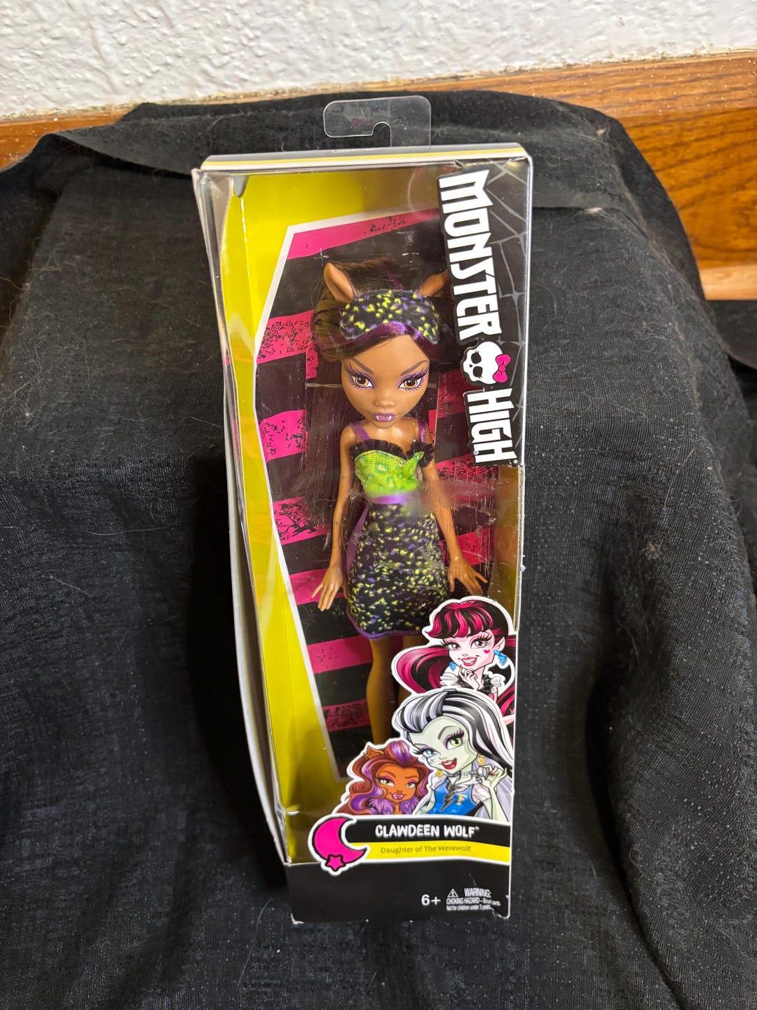 Monster High Clawdeen Wolf Daughter of the Werewolf Sleepover Doll NIB ...