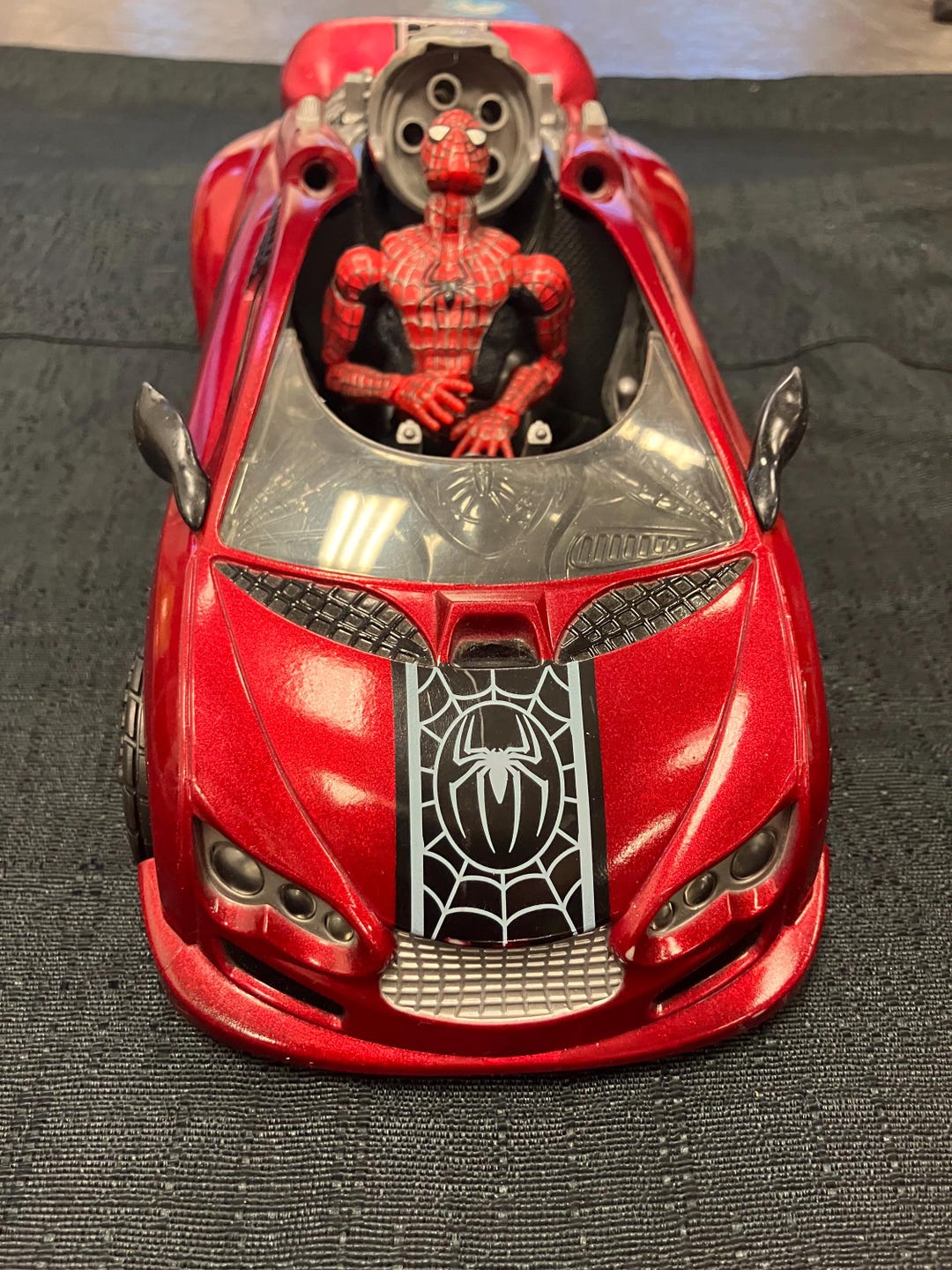 Spider-man Web Rocket Spider Car w/ Action Figure Marvel Hasbro 2006 ...