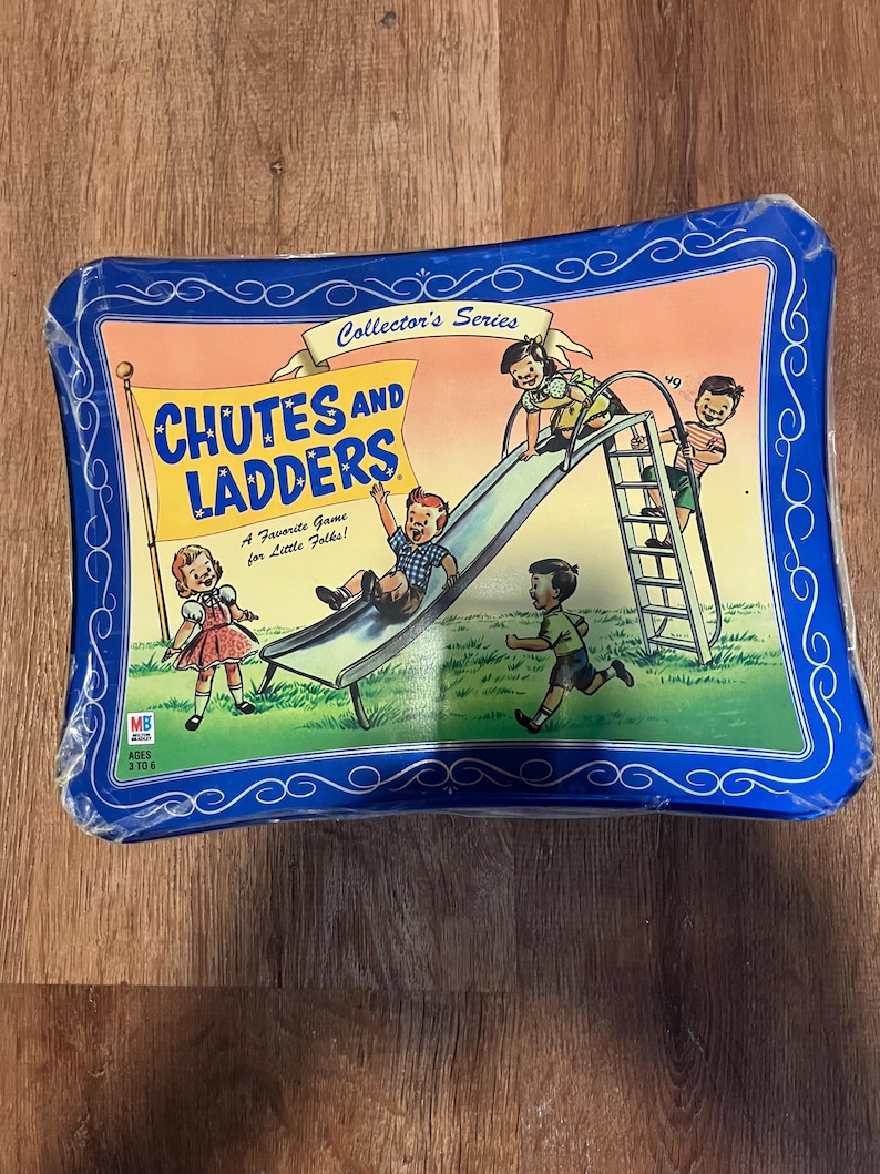 Chutes & Ladders 2003 Collectors Series Board Game Tin Box Milton ...