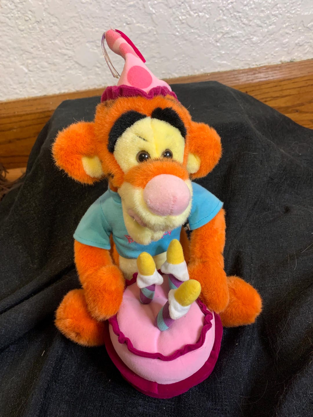 Winne the Pooh Tigger Happy Birthday Musical Plush - Etsy